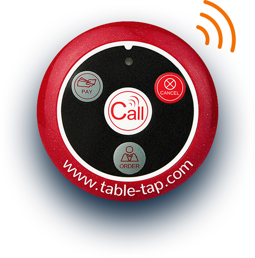 Wireless Service Button for Hospitality, Leisure and Retail